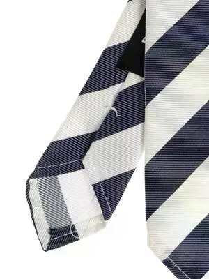 Dsquared2 Striped Pointed Tip Tie - Blue