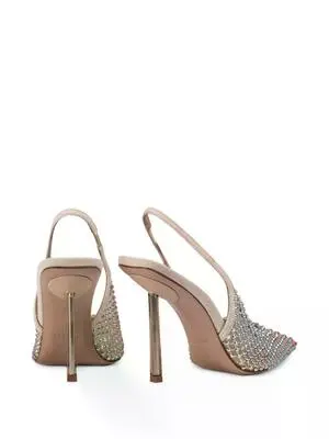 LE SILLA Gilda Embellished Slingback Pumps