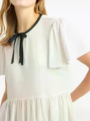 Cinq À Sept Heloise Ruffled Top - White