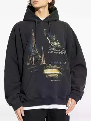 Vetements Graphic-print Hoodie - Black