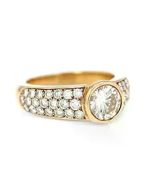 CARTIER 18k Yellow And Diamond Ring