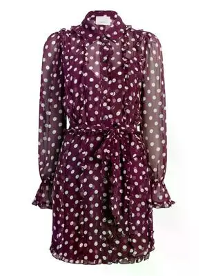 Cinq À Sept Polka Dot Mini Dress
