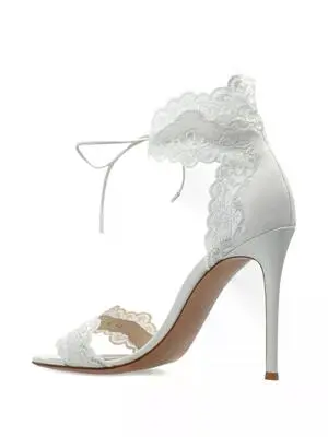 GIANVITO ROSSI Evie Ankle-tie Stiletto Sandals