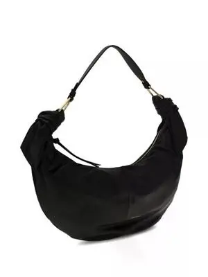 COCCINELLE Large Furoshiki Shoulder Bag With Knotted Detail - Black