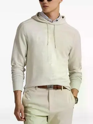 Rlx Ralph Lauren Waffle-knit Drawstring Hoodie