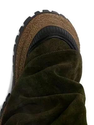 NAKED WOLFE Disturb Platform Boots With Logo Charm