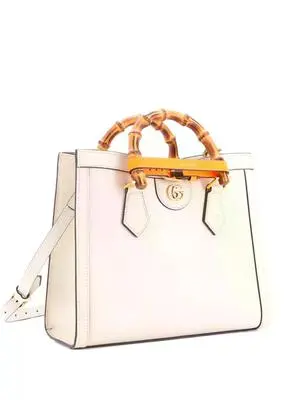 Gucci Diana Small Tote Bag With Bamboo Handle - Neutrals