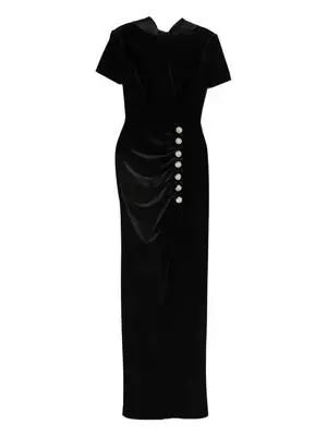 Silk Love & Lace Button Detailed Dresses