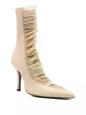 Patrizia Pepe 95mm Second-skin Ankle Boots