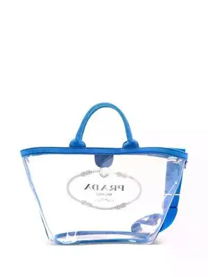 Prada Logo Pvc Tote Bag