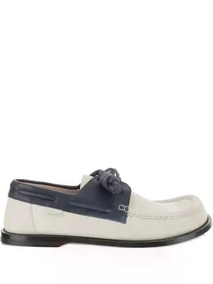 Loewe Two-tone Boat Shoes