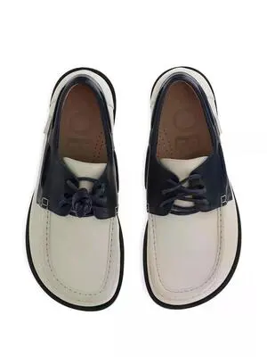Loewe Two-tone Boat Shoes