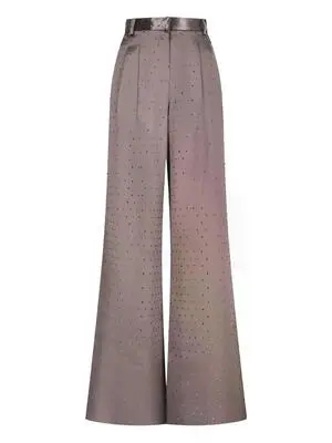 Andamane Nathalie Crystal Wide Trousers - Neutrals