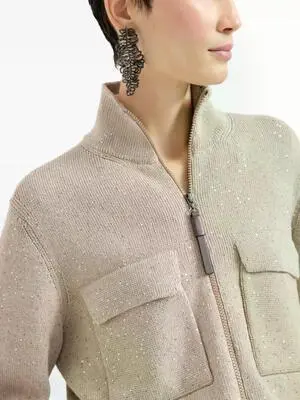 Brunello Cucinelli Sequin-embellished Cardigan