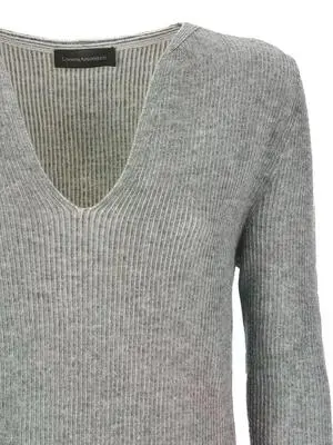 Lorena Antoniazzi V-neck Ribbed-knit Sweater