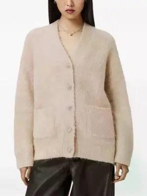ALLSAINTS Rubi Button-front Cardigan - Neutrals