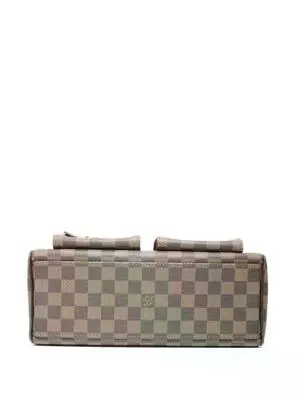 LOUIS VUITTON Damier Ébene Manhattan Pm Tote Bag - Brown