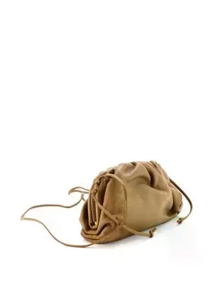 Bottega Veneta The Pouch Leather Mini Crossbody Bag - Brown