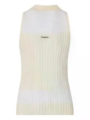 Pinko Ribbed Polo Top