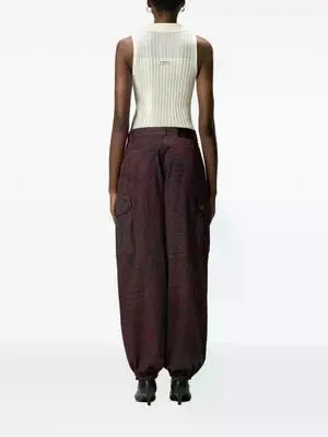 Pinko Ribbed Polo Top - Neutrals