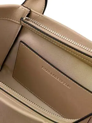 Karl Lagerfeld Embossed Logo Tote - Neutrals