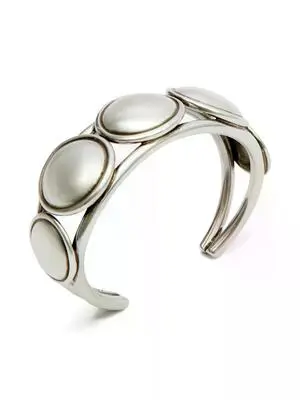 Isabel Marant Étoile Engraved Logo Cuff Bracelet