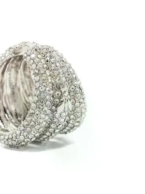 Patrizia Pepe Crystal-embellished Clip-on Earring