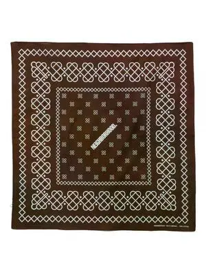 NEIGHBORHOOD Geometric-print Scarf - Brown
