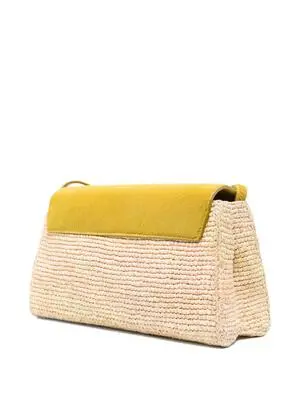 Khaite Audrey Raffia Cross Body Bag - Neutrals