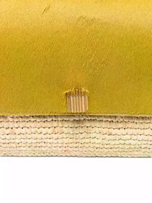 Khaite Audrey Raffia Cross Body Bag - Neutrals
