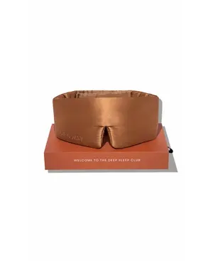 DROWSY Silk Sleep Mask - Dark Orange