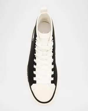 Amiri Ma Court Canvas High-top Sneakers