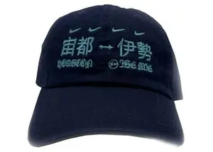 TRAVIS SCOTT Cactus Jack X Fragment X Nike Houston To Ise Mie Hat - Navy Blue