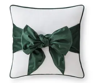 MARTHA STEWART Bedford Bow Pillow 20'x20' Decor Ative Pillow - One-color