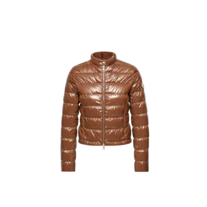 Moncler Papillon Short Down Jacket - Brown