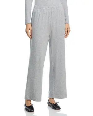 PERFECTWHITETEE Marcie Brushed Sweater Jersey Pull-on Pants