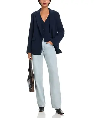 Rag & Bone Shea Featherweight High Rise Straight Jeans - Cliffside