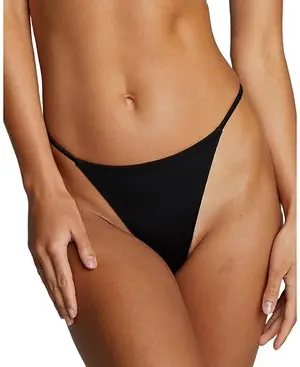 NEGATIVE Glace String Thong - Black