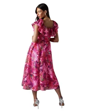 Coast Frill Sleeve Midi Dress