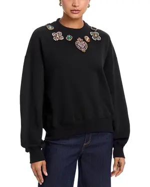 Cinq À Sept Brandy Baroque Patches Pullover