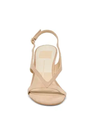 Dolce Vita Izela Slingback Sandals - Bamboo Suede