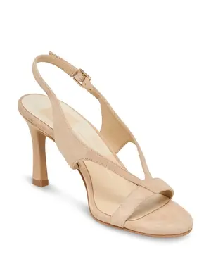 Dolce Vita Izela Slingback Sandals - Bamboo Suede