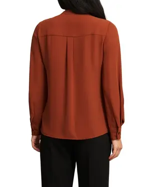 HOBBS LONDON Arizona Pleated Blouse