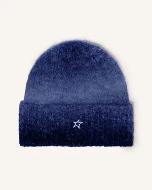Perfect Moment Knitted Ombré Logo Beanie - Navy