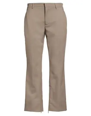 OFF-WHITE™ Tapered Leg Gabardine Trousers - Beige