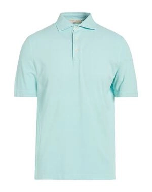 FILIPPO DE LAURENTIIS Polo Shirt Size Cotton - Blue
