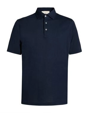 FILIPPO DE LAURENTIIS Polo Shirt Size Cotton - Navy