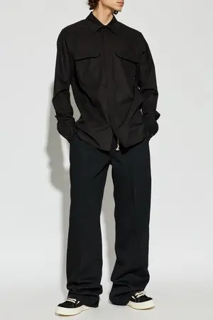 Rick Owens Wool Straight-leg Trousers