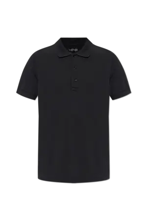 TOM FORD Short-sleeved Polo - Black