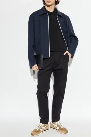 TOM FORD Short-sleeved Polo - Black
